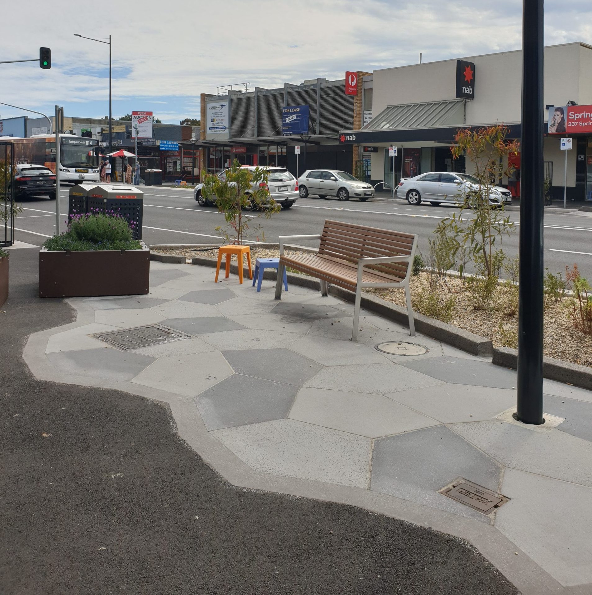 Springvale Boulevard Streetscape Upgrade • Anston Architectural Products